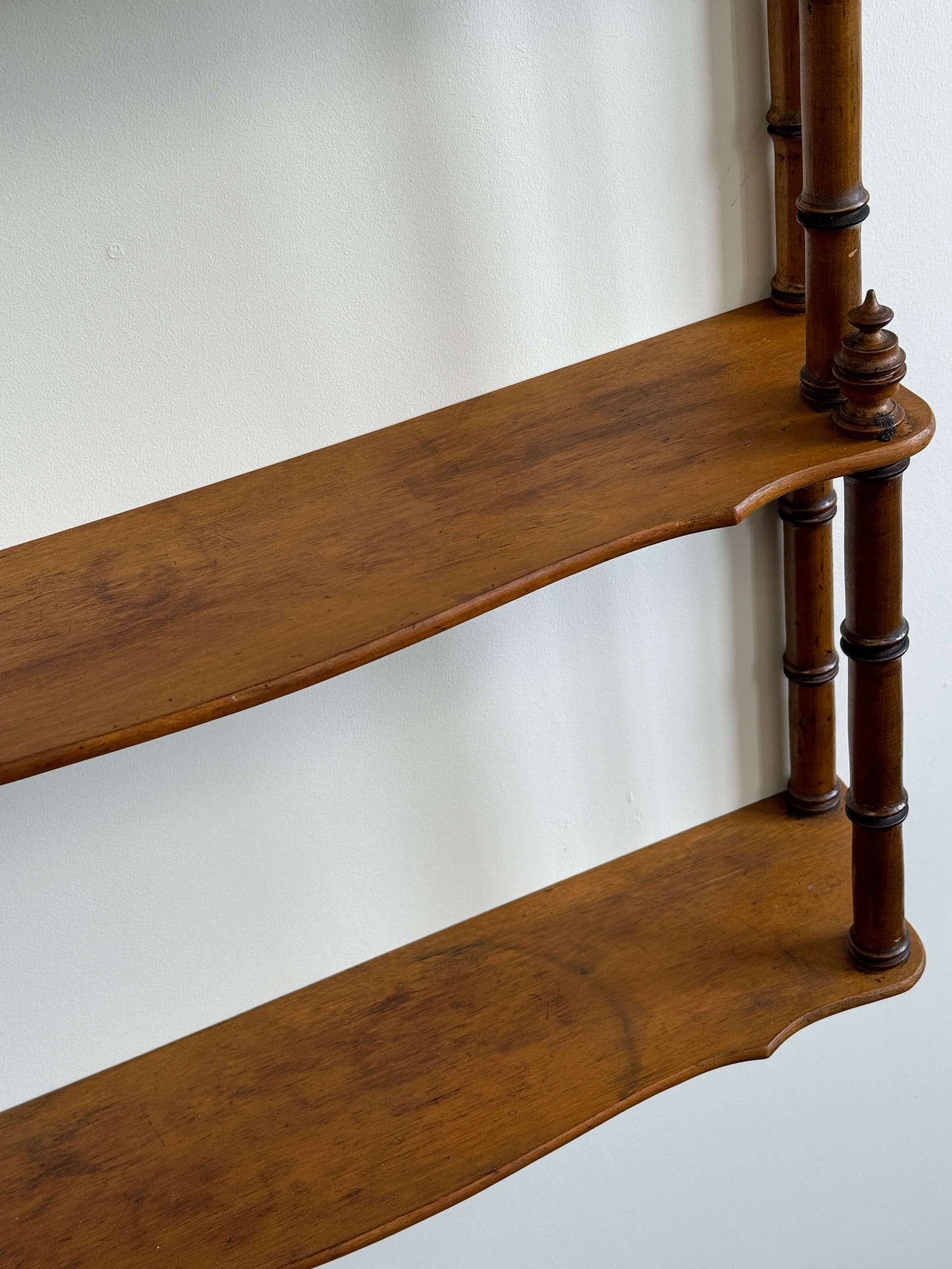 French antique faux bamboo shelving unit – Custodian Antiques